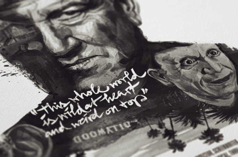 Spectacular David Lynch Portrait Incorporates Scenes From His Films ...