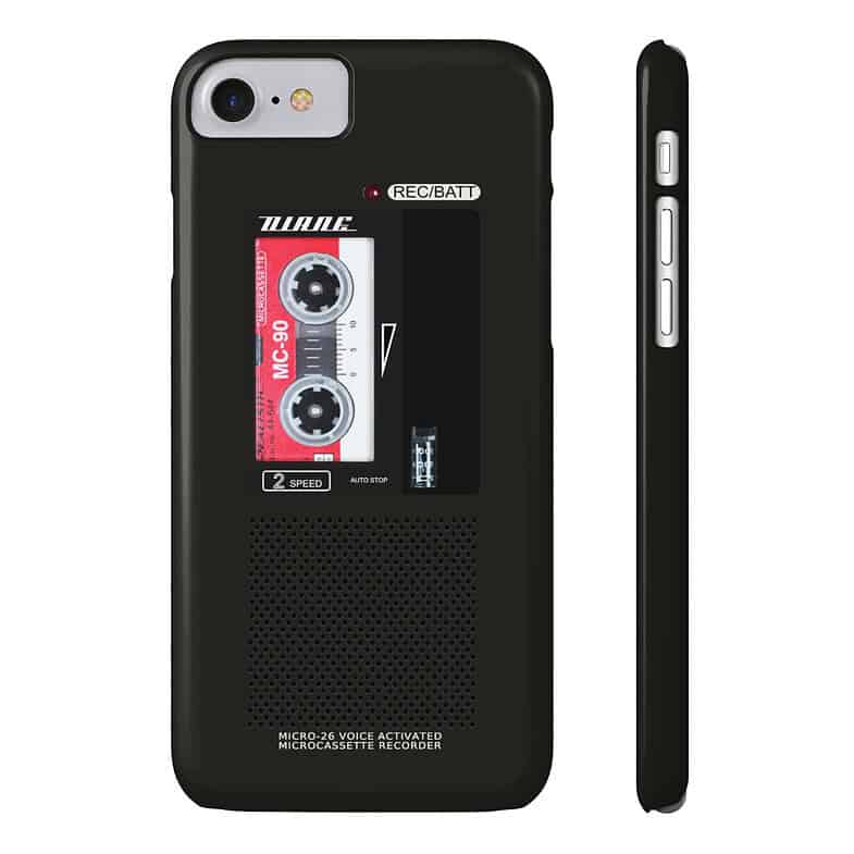 Diane Tape Recorder iPhone Case