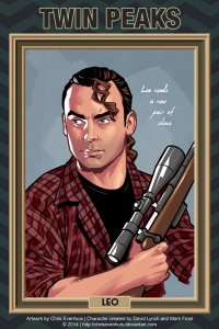Twin Peaks Character Portraits, Comic Book Style