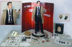 Miniature Dale Cooper Figure With Damn Fine Accessories