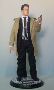 Miniature Dale Cooper Figure With Damn Fine Accessories