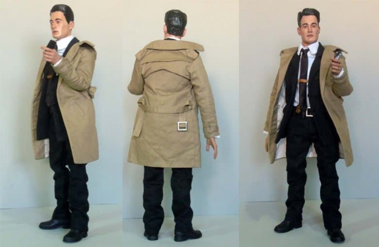 Miniature Dale Cooper Figure With Damn Fine Accessories