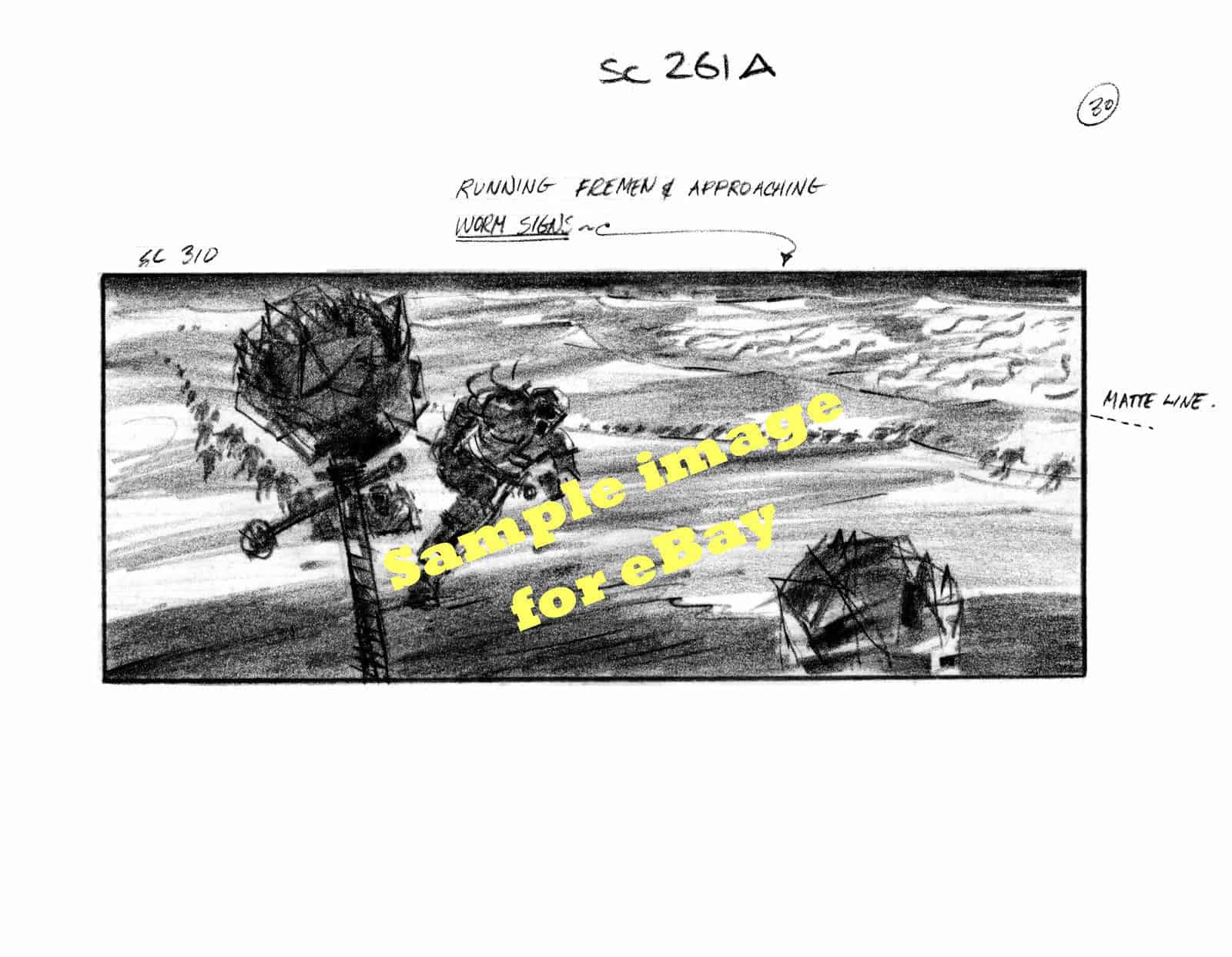Original Storyboard Drawings For David Lynch's Dune On Auction Block
