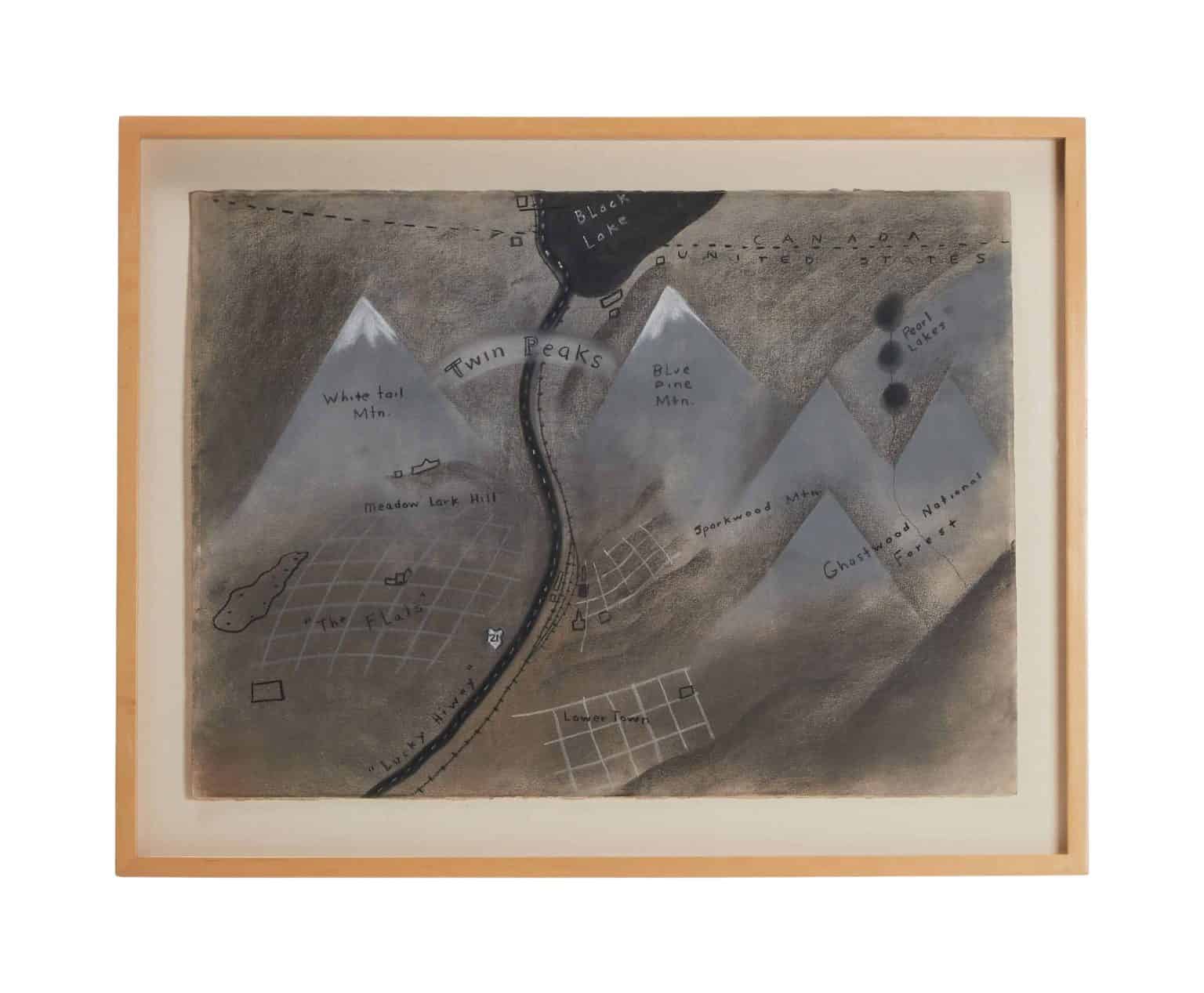 David Lynch’s Original Twin Peaks Map Up For Auction! – Welcome to Twin ...