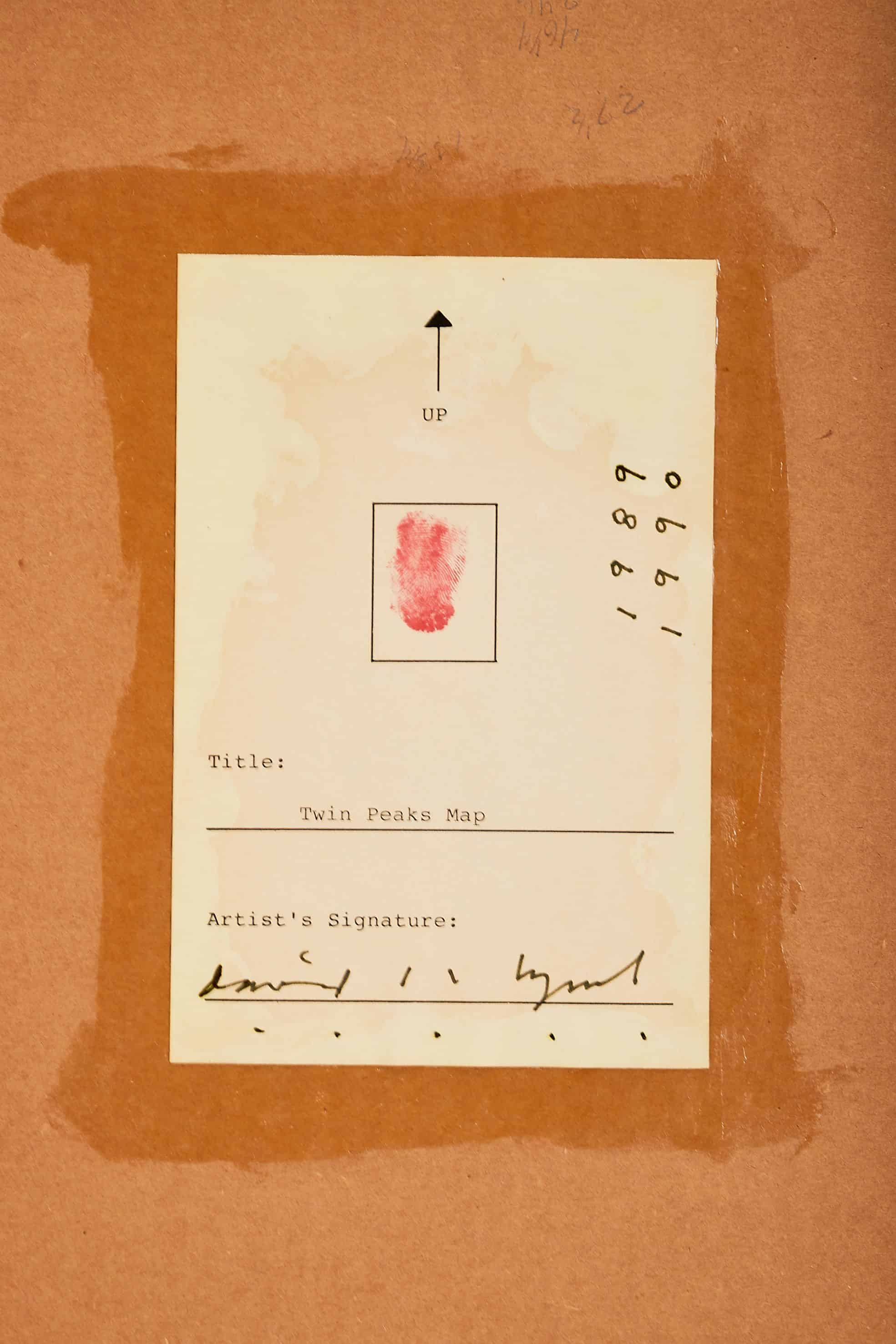 David Lynch’s Original Twin Peaks Map Up For Auction! – Welcome to Twin ...