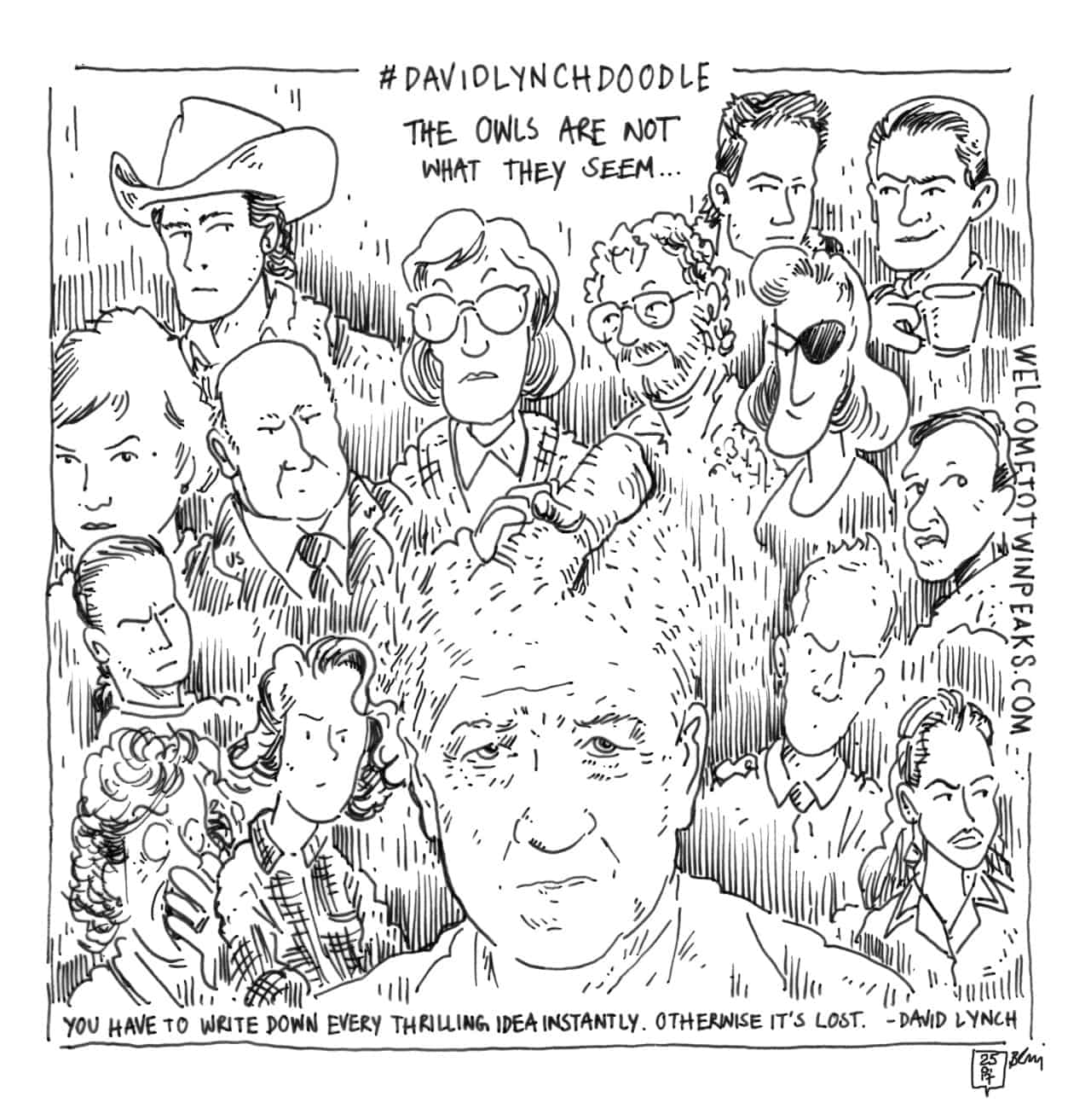Share Your #DavidLynchDoodle And Catch The Big Fish: A Signed Copy Of ...