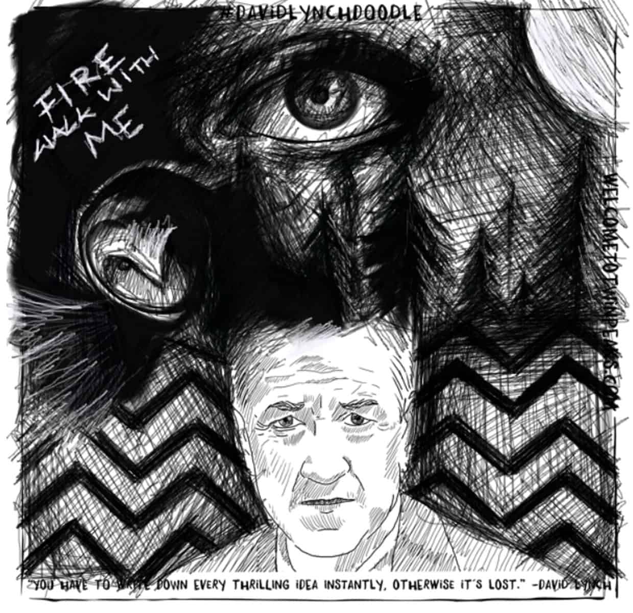 Share Your #DavidLynchDoodle And Catch The Big Fish: A Signed Copy Of David