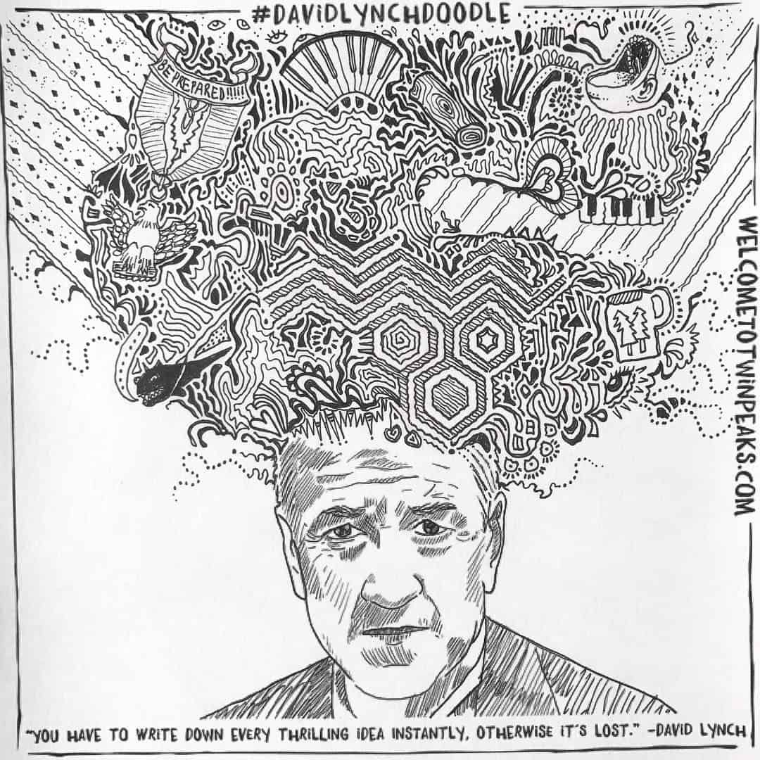 Share Your #DavidLynchDoodle And Catch The Big Fish: A Signed Copy Of ...