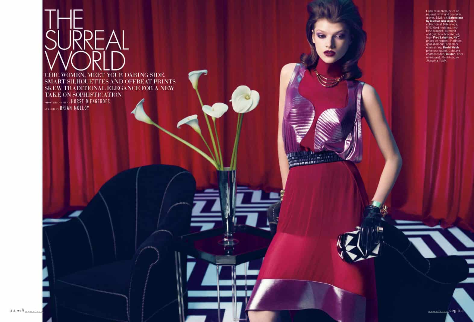 Elle Magazine Shoots Inside The Black Lodge