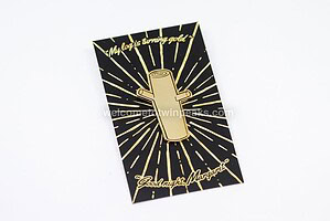 Golden Log Enamel Pin