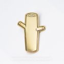 Golden Log Enamel Pin
