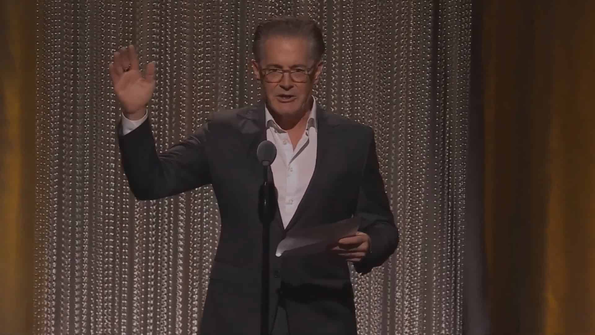 Kyle MacLachlan Honors David Lynch, Presents Posthumous Laurel Award for