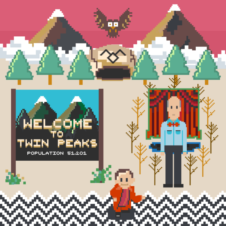 Super Cooper World: A Super Mario Style Twin Peaks Map