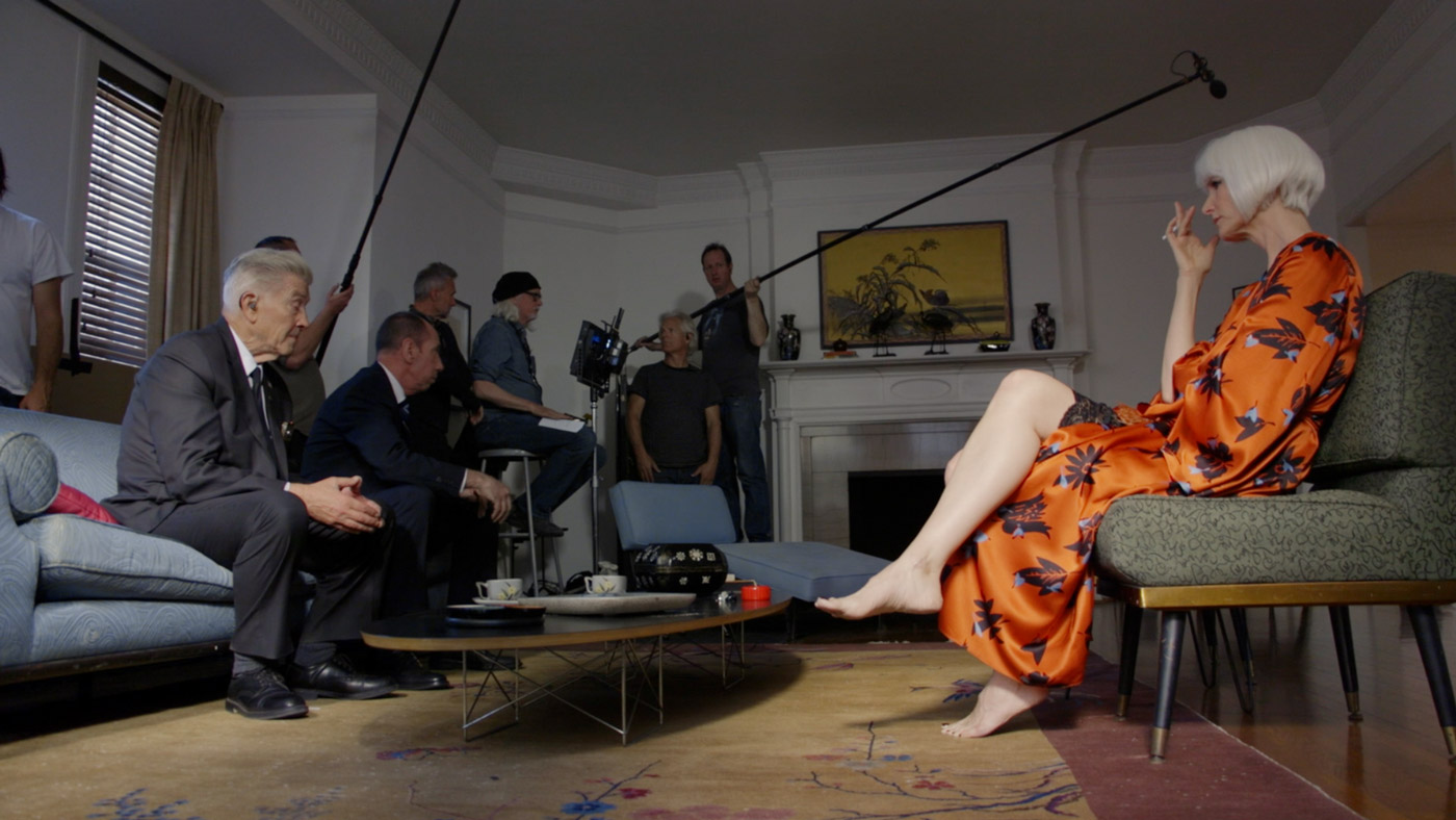 Exclusive New Behind-The-Scenes Stills Show David Lynch Personally Painting