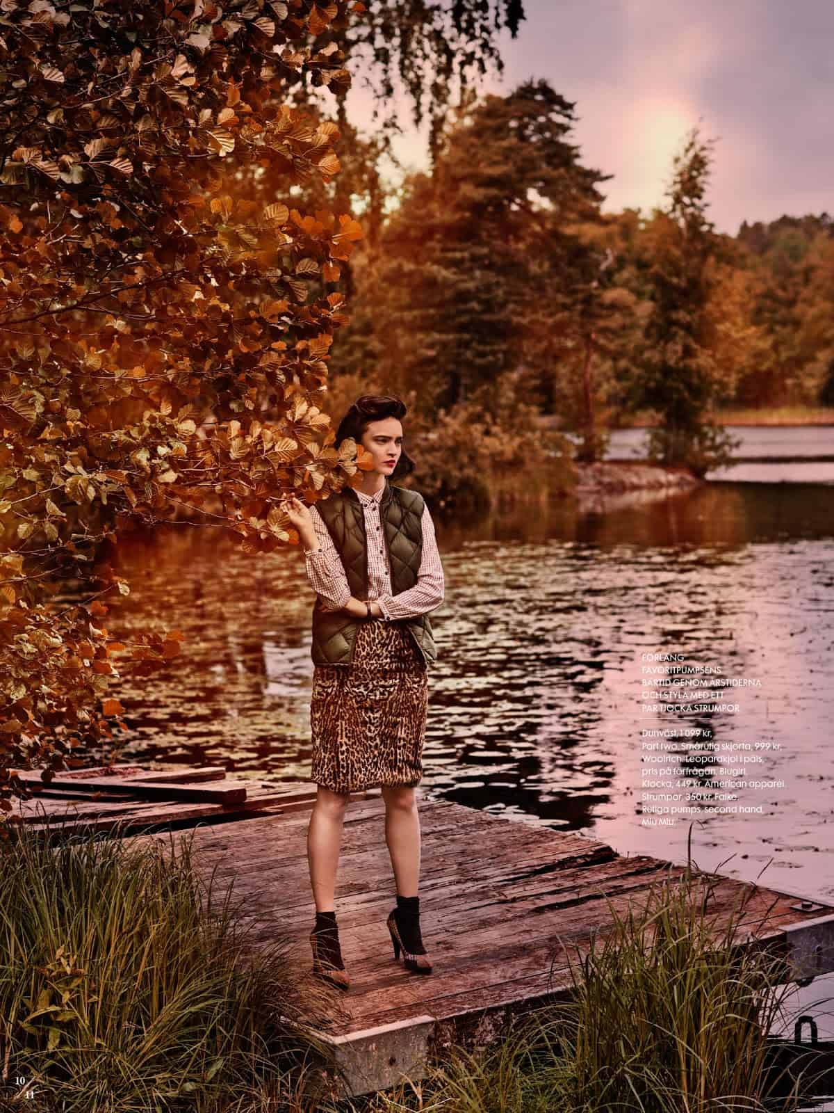 Elle Sweden Revisits Twin Peaks In Fashion Shoot