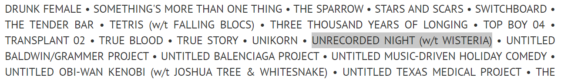 “Unrecorded Night” Likely Title Of David Lynch's New Netflix